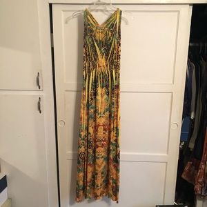 ONE WORLD | Dresses | Butterfly Print Maxi Dress | Poshmark